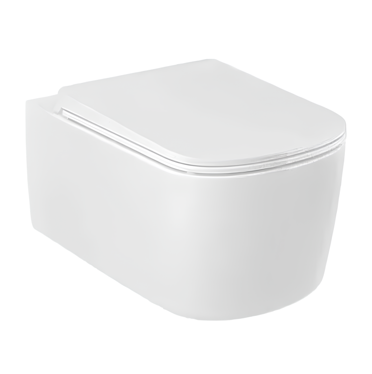 Унитаз KLUDI RESA S 27WCSET43 безободковый с сиденьем крышкой